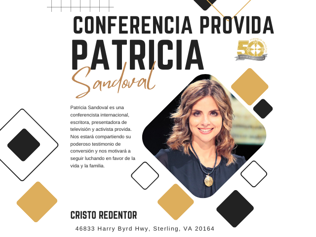 Conferencia con Patricia Sandoval - Catholic Diocese of Arlington